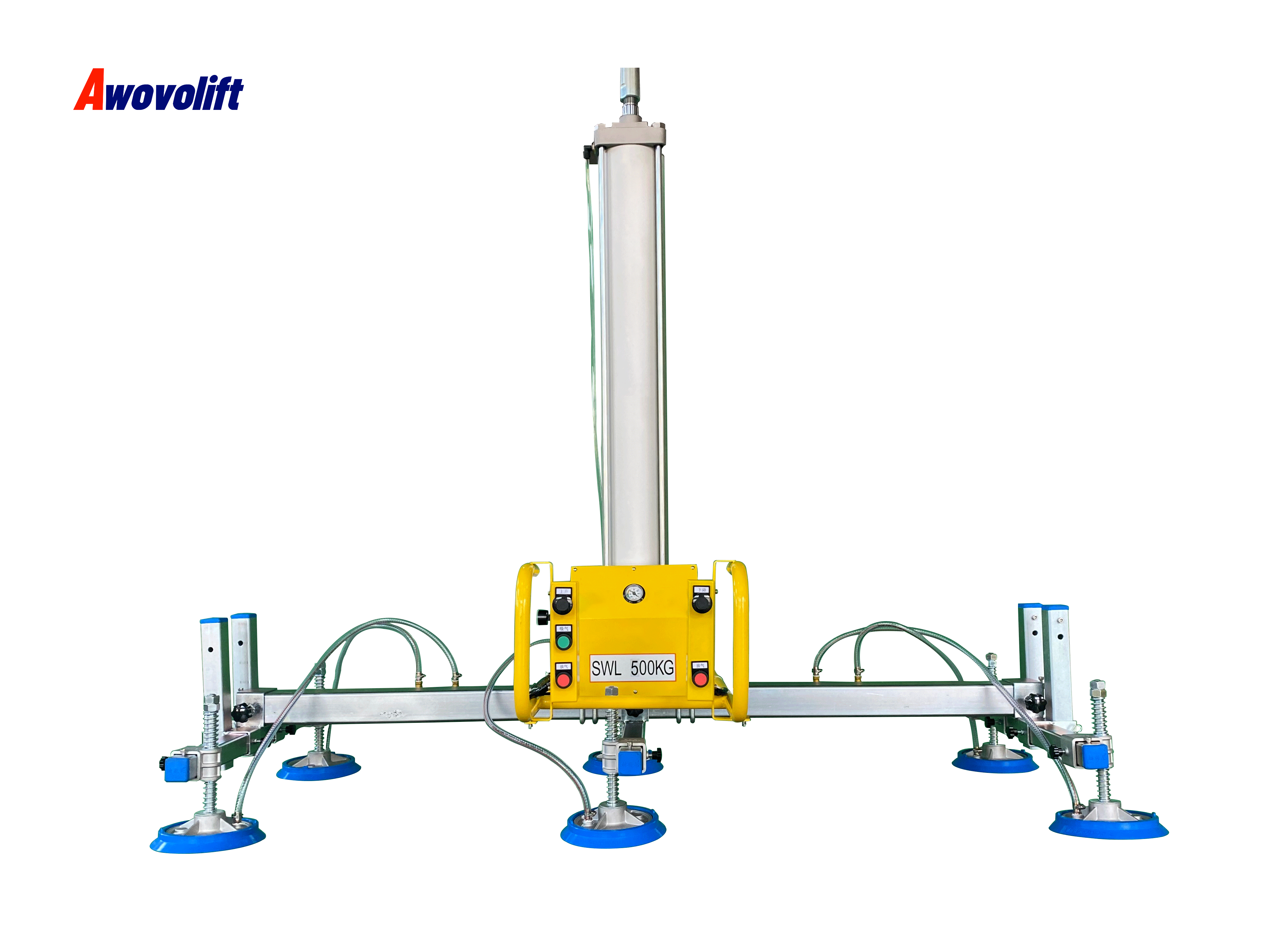 Awovolift Laser Feeding CNC Metal Sheet vacuum suction crane pneumatic ...