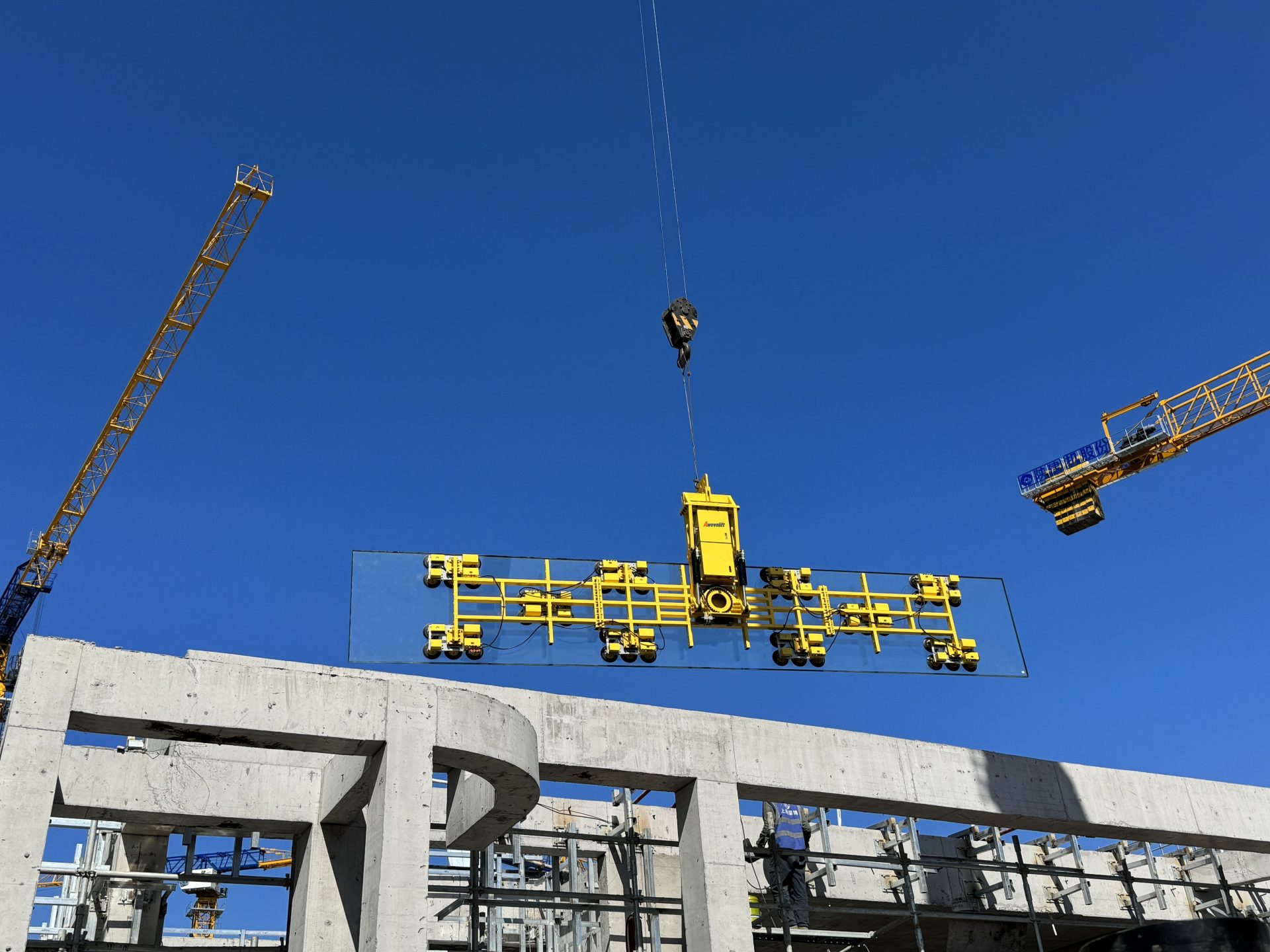 Awovolift Arc Curved Glass Hydraulic Block Lifter Vacuum Lifting for ...