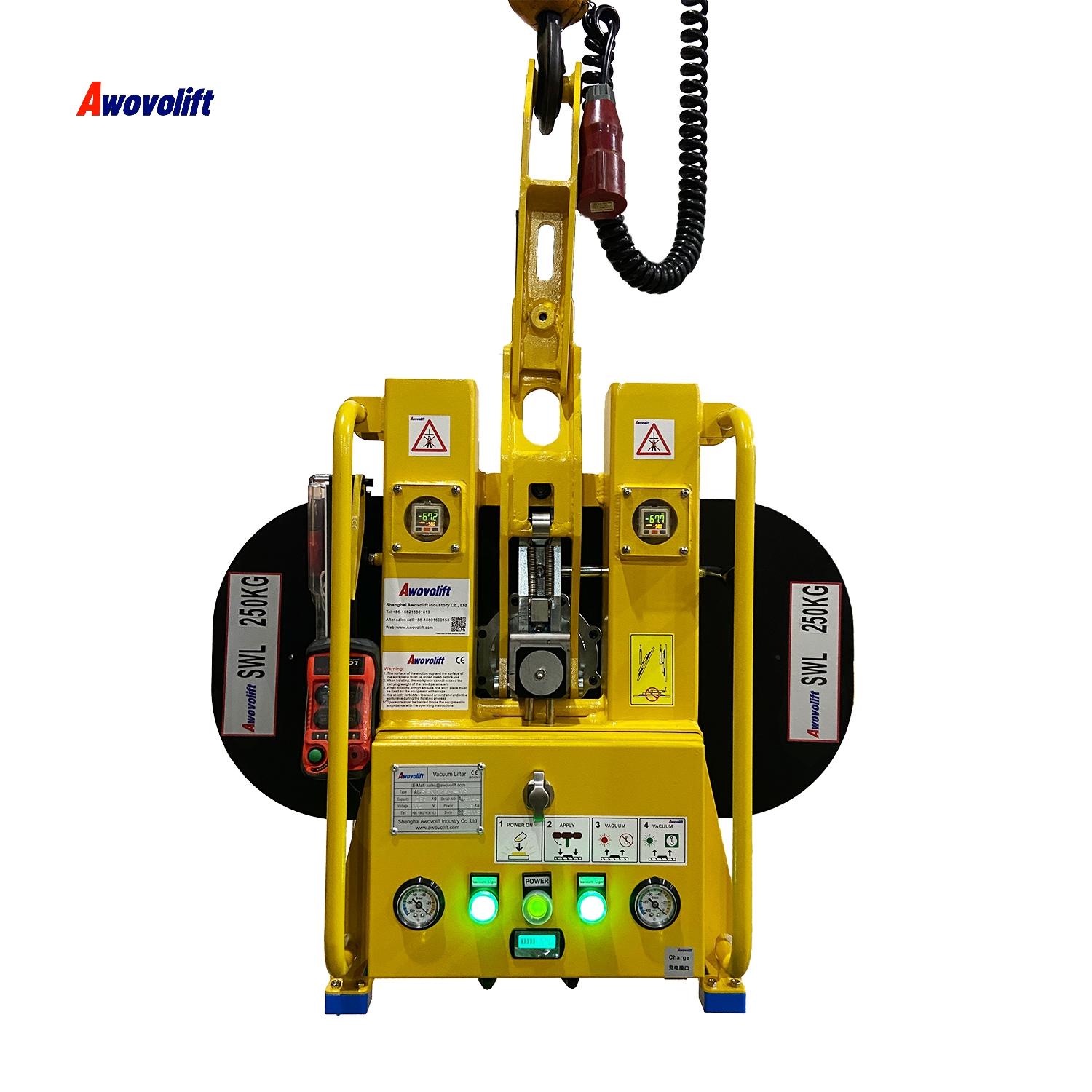 Awovolift Double Dual System Glass Vacuum Lifter Suction Lifting ...