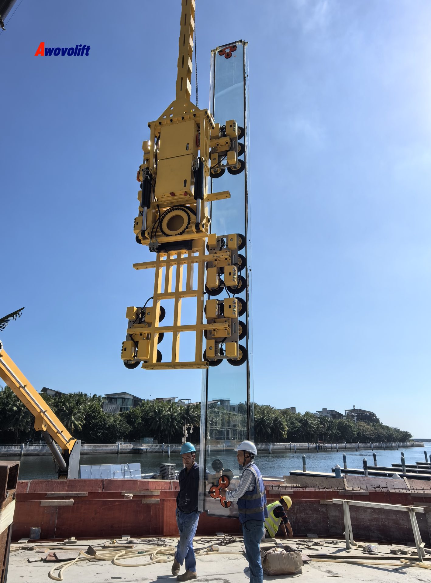 Awovolift Huge Glass Hydraulic Vacuum Lifter Wireless Remote Control ...